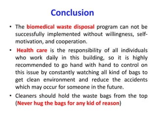 Medical waste-disposal-management-in-the-medical-institutions | PPTX