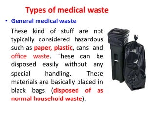 Medical waste-disposal-management-in-the-medical-institutions | PPTX
