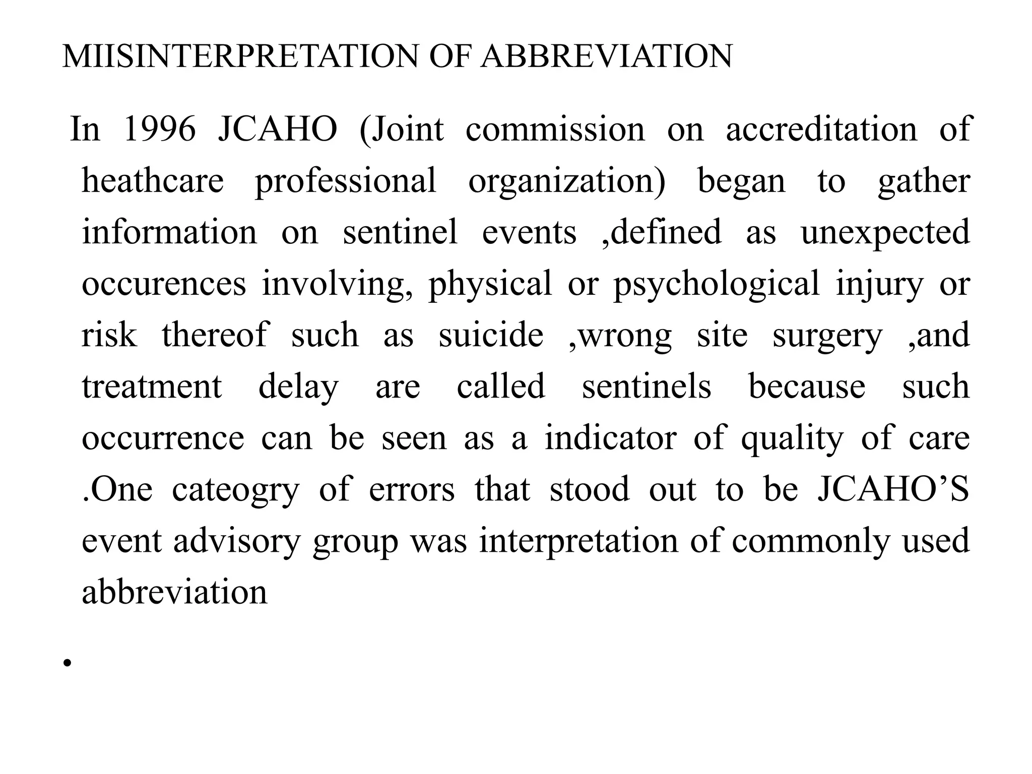 Medical abbreviation used in clinical setting | PPTX