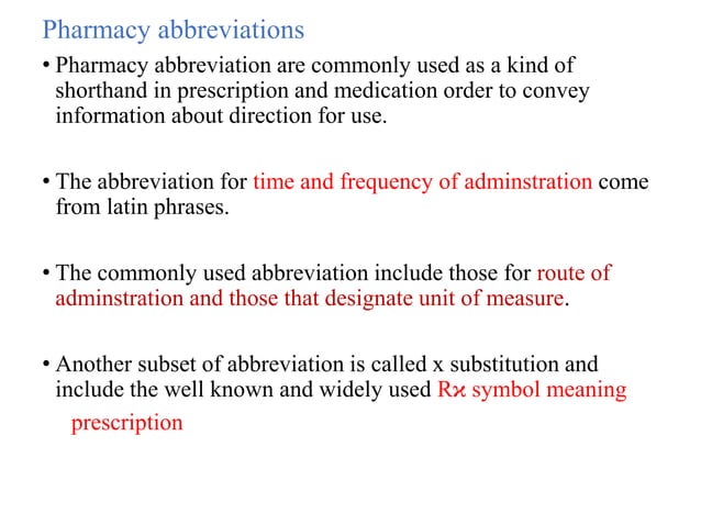 Medical abbreviation used in clinical setting | PPTX | Heart and Cardiovascular Diseases ...