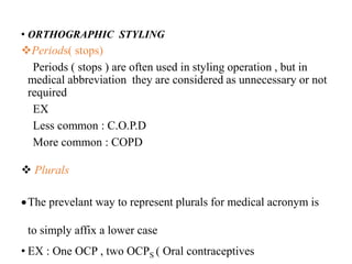Medical abbreviation used in clinical setting | PPT