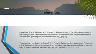 Medical acupuncture understanding the location and the utility of sp6 | PPT