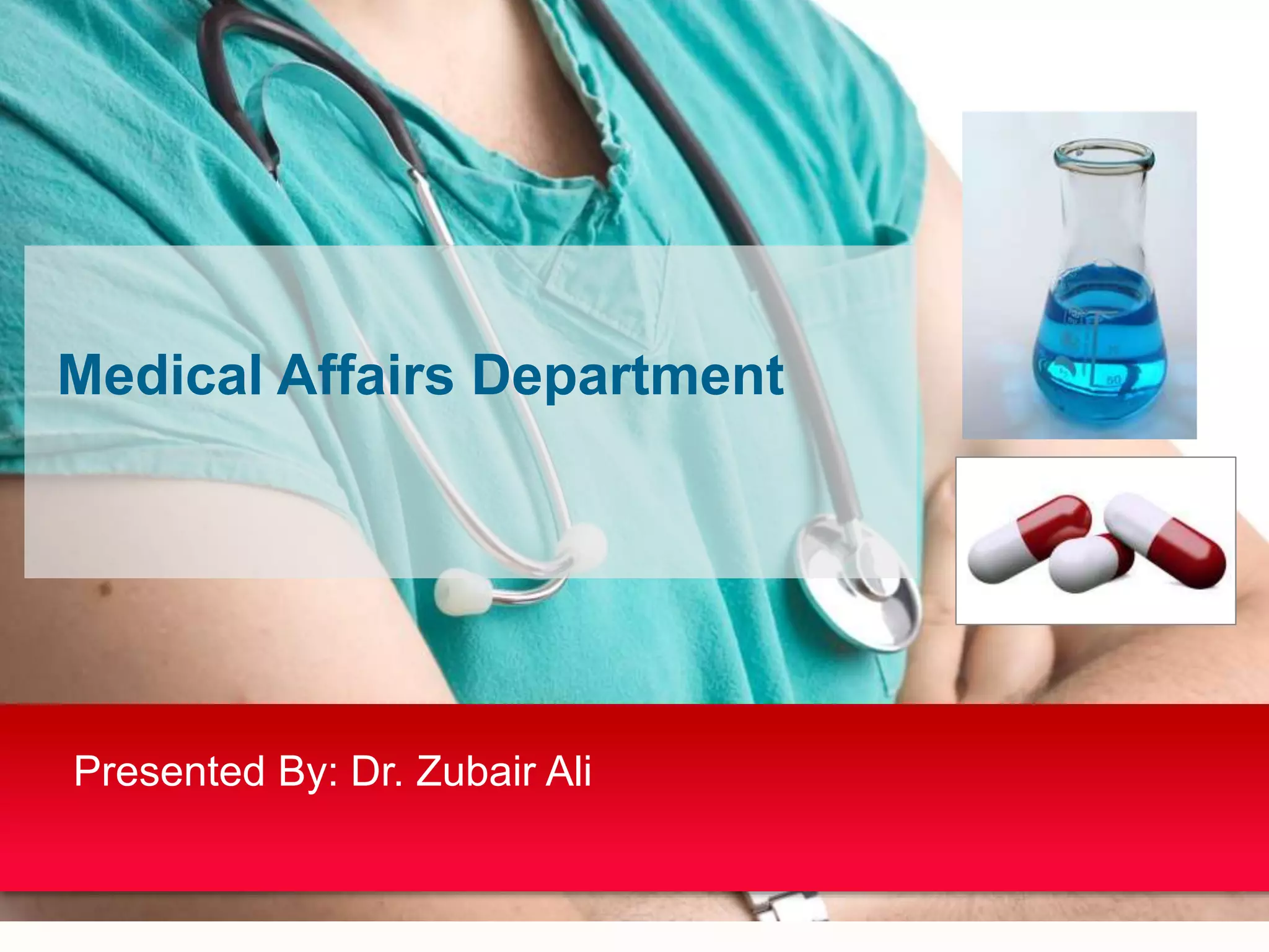 Medical affairs department for small organization | PPTX