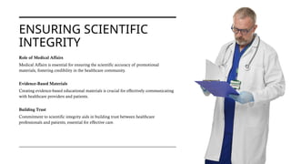 Medical Affairs Functions in Pharmaceutical Companies: Mission ...