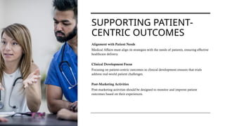 Medical Affairs Functions in Pharmaceutical Companies: Mission ...