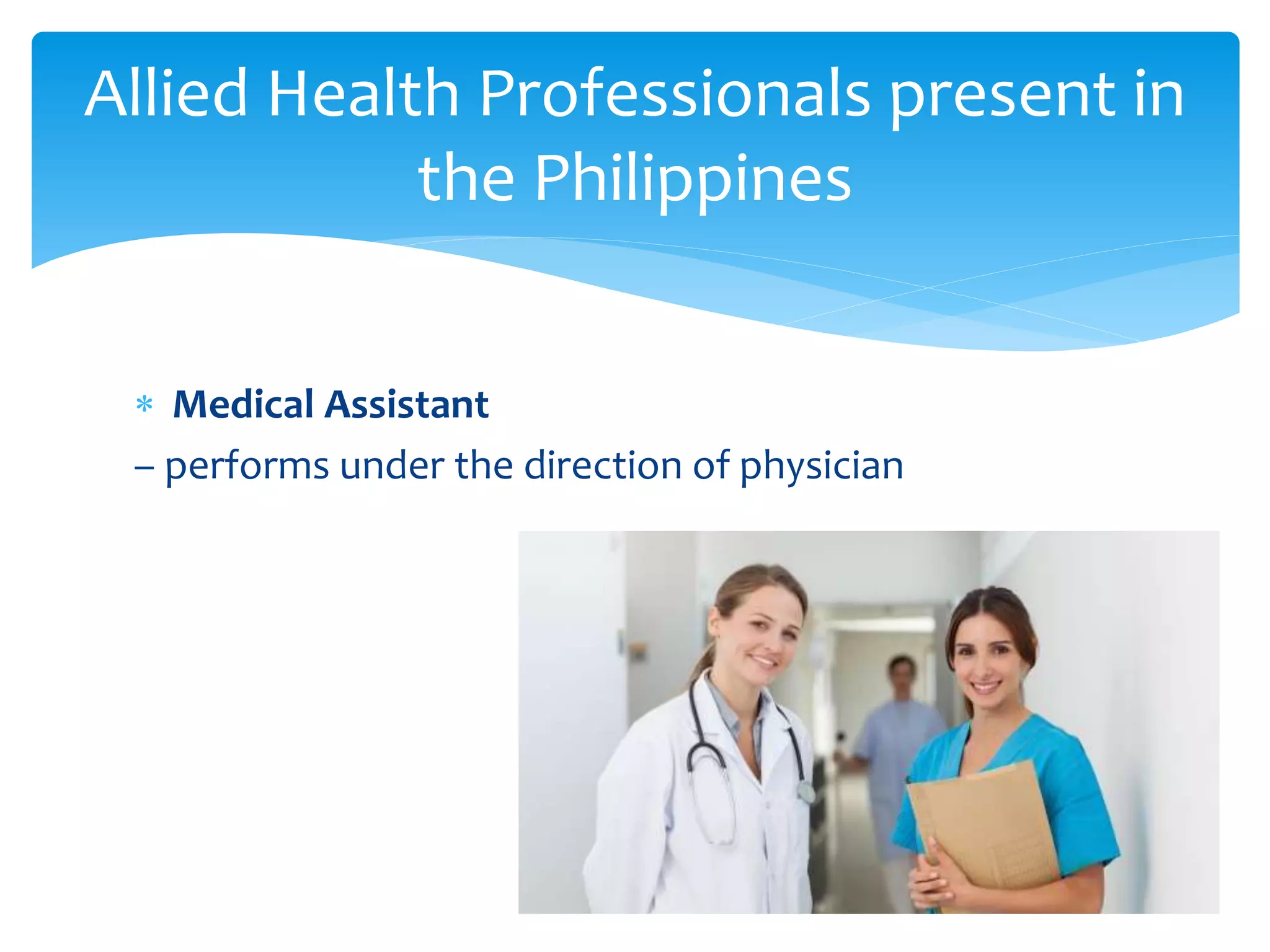 Medical and allied health profession | PPTX