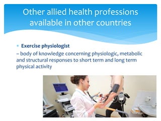 Medical and allied health profession | PPTX