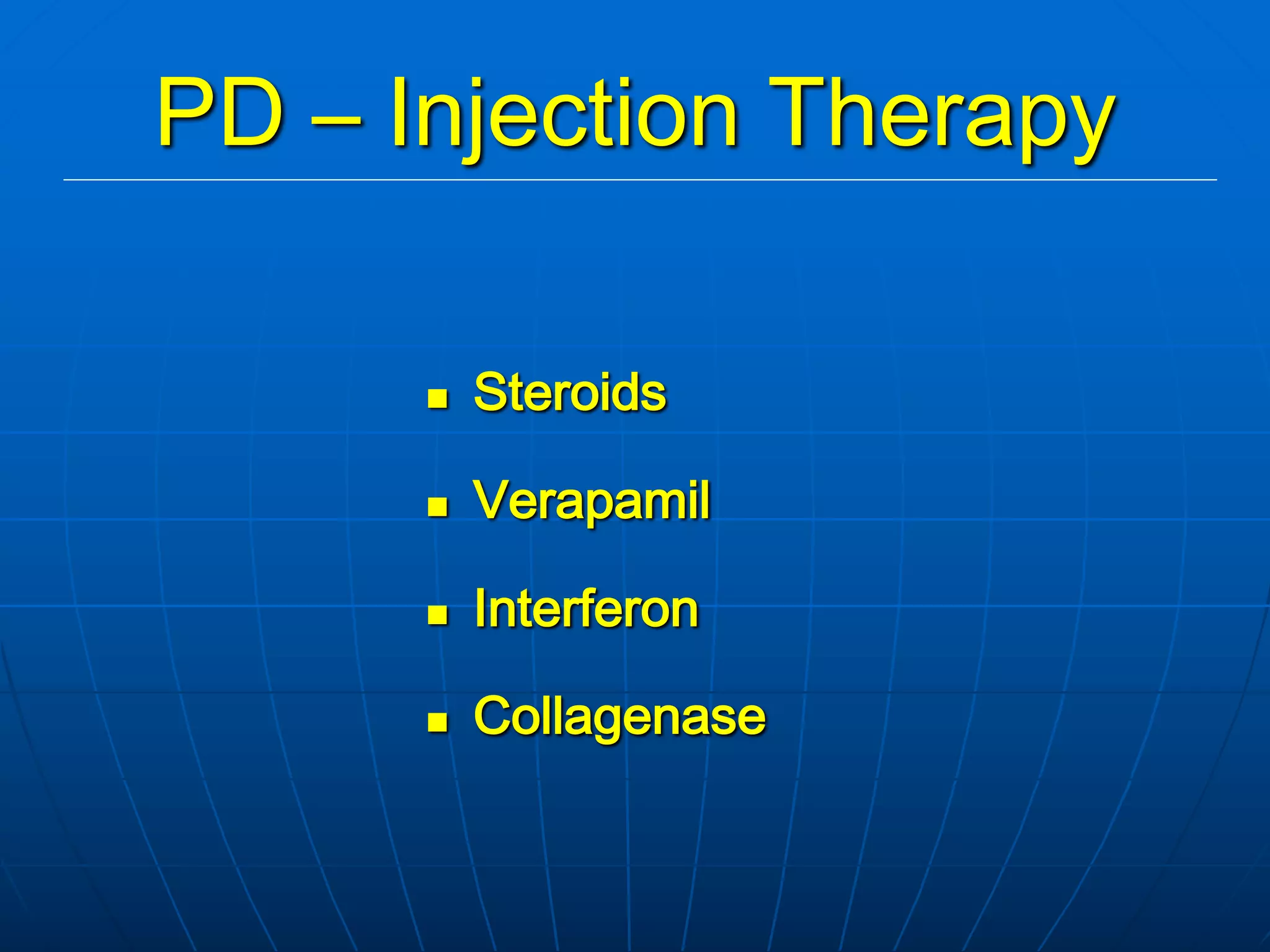 Medical and Non-surgical Treatment of Peyronie's Disease | PDF