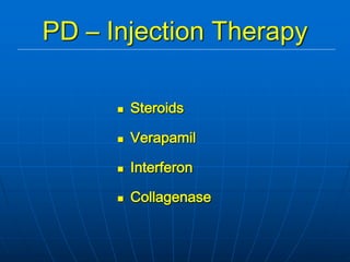 Medical and Non-surgical Treatment of Peyronie's Disease | PDF