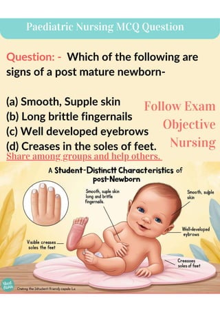 Pediatric Nursing Questions|Nursing MCQ Set-90| | PDF