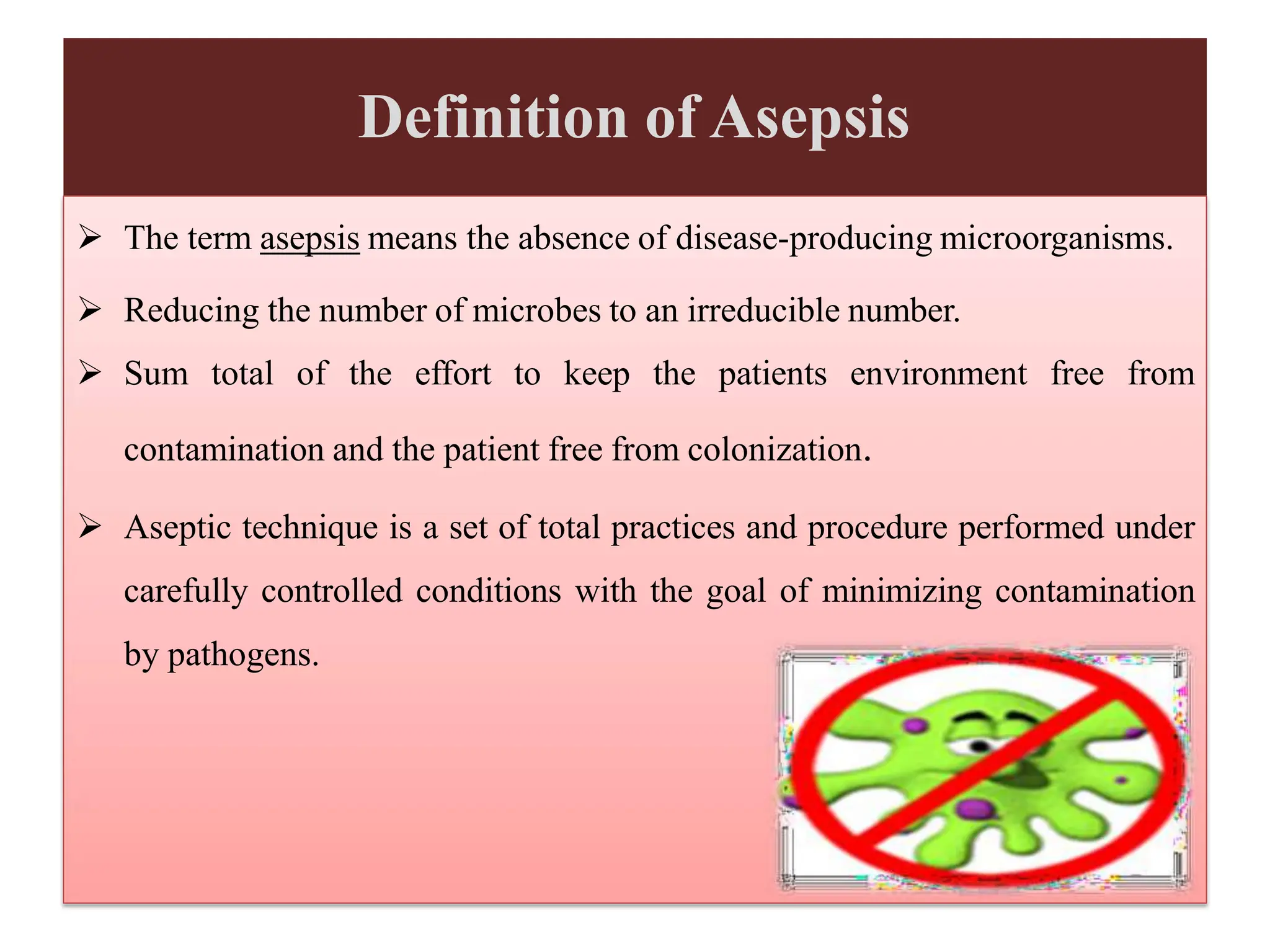 Medical and Surgical asepsis Lecture 07......pptx