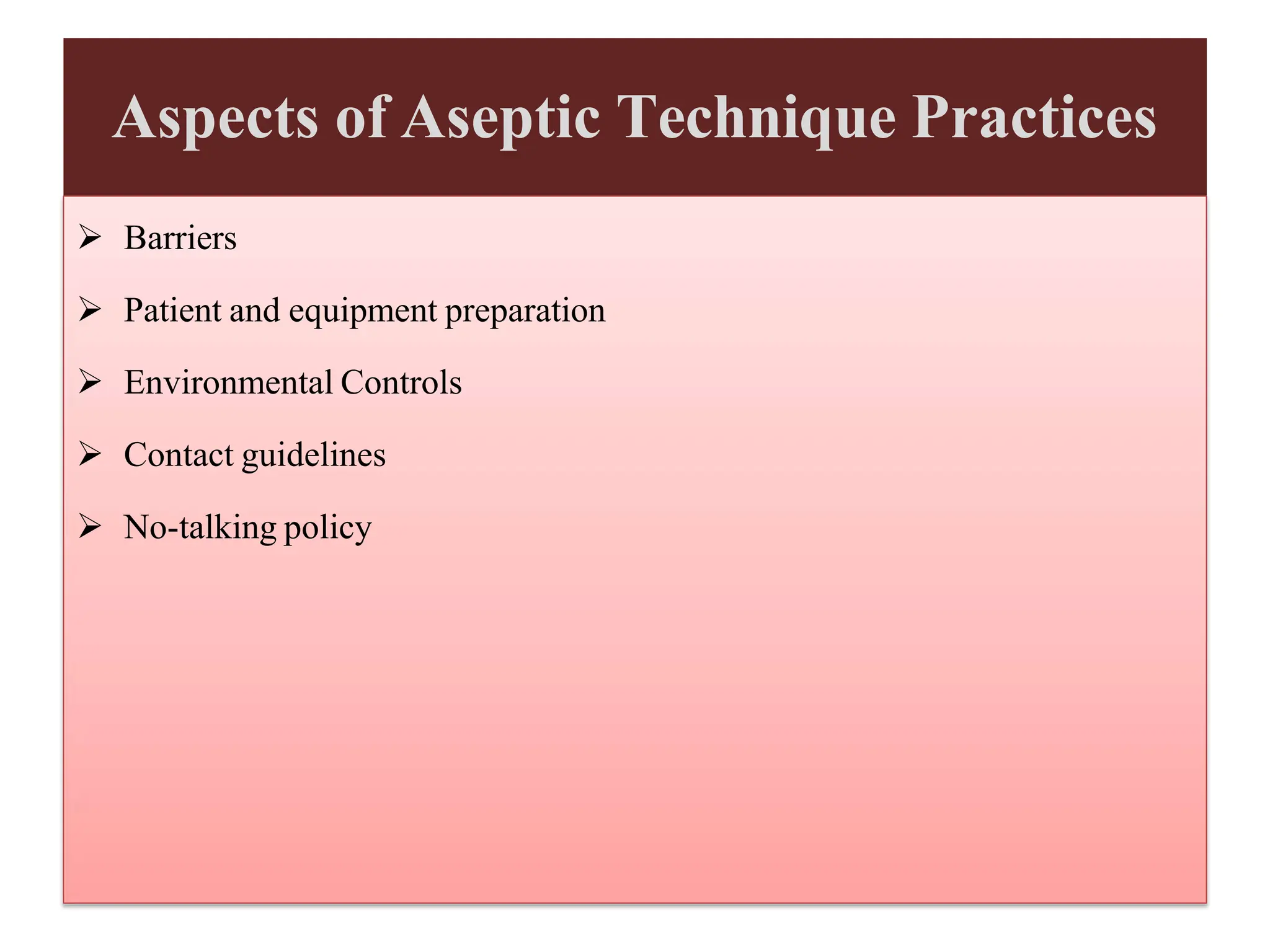 Medical and Surgical asepsis Lecture 07......pptx