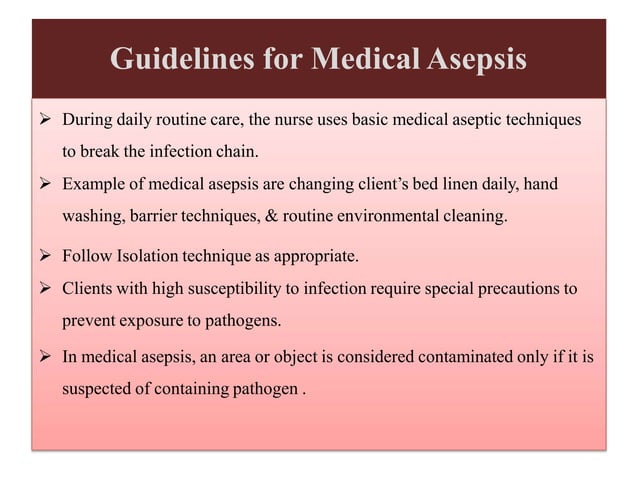 Medical and Surgical asepsis Lecture 07......pptx