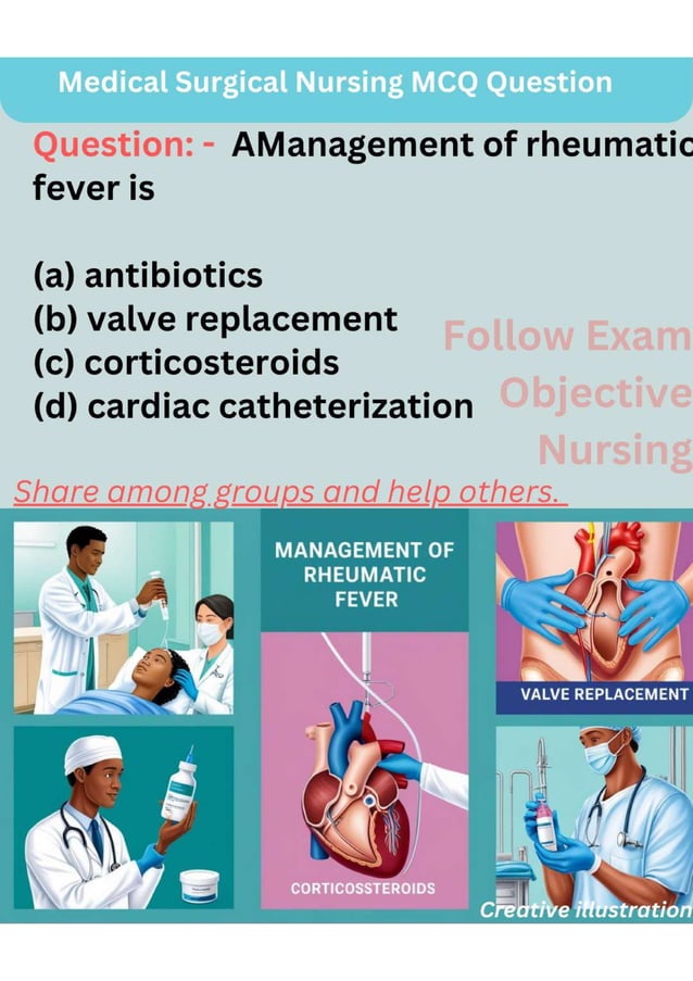 Medical and Surgical Nursing MCQ Set-69|Exam Objective| | PDF