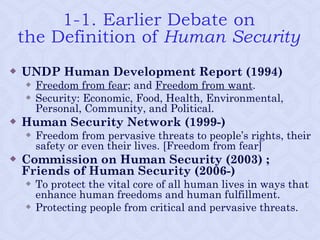 A Human Security Approach in delivering as One to Vulnerable People ...