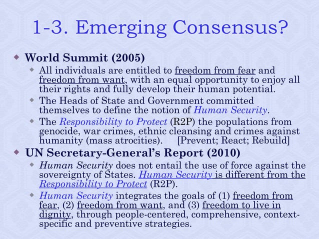 A Human Security Approach in delivering as One to Vulnerable People ...