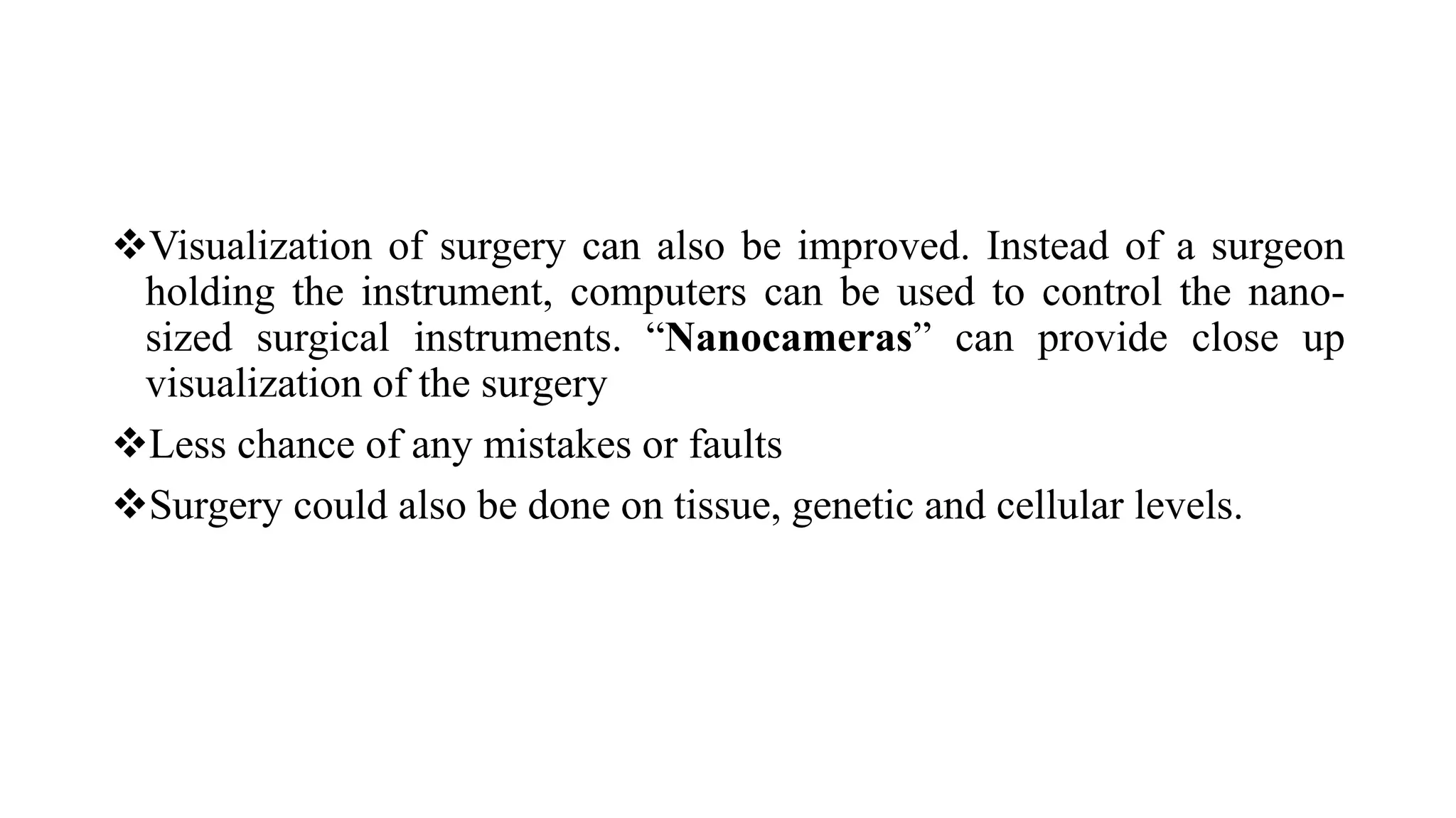APPLICATION OF NANO-TECHNOLOGY IN MEDICAL FIELD | PPTX