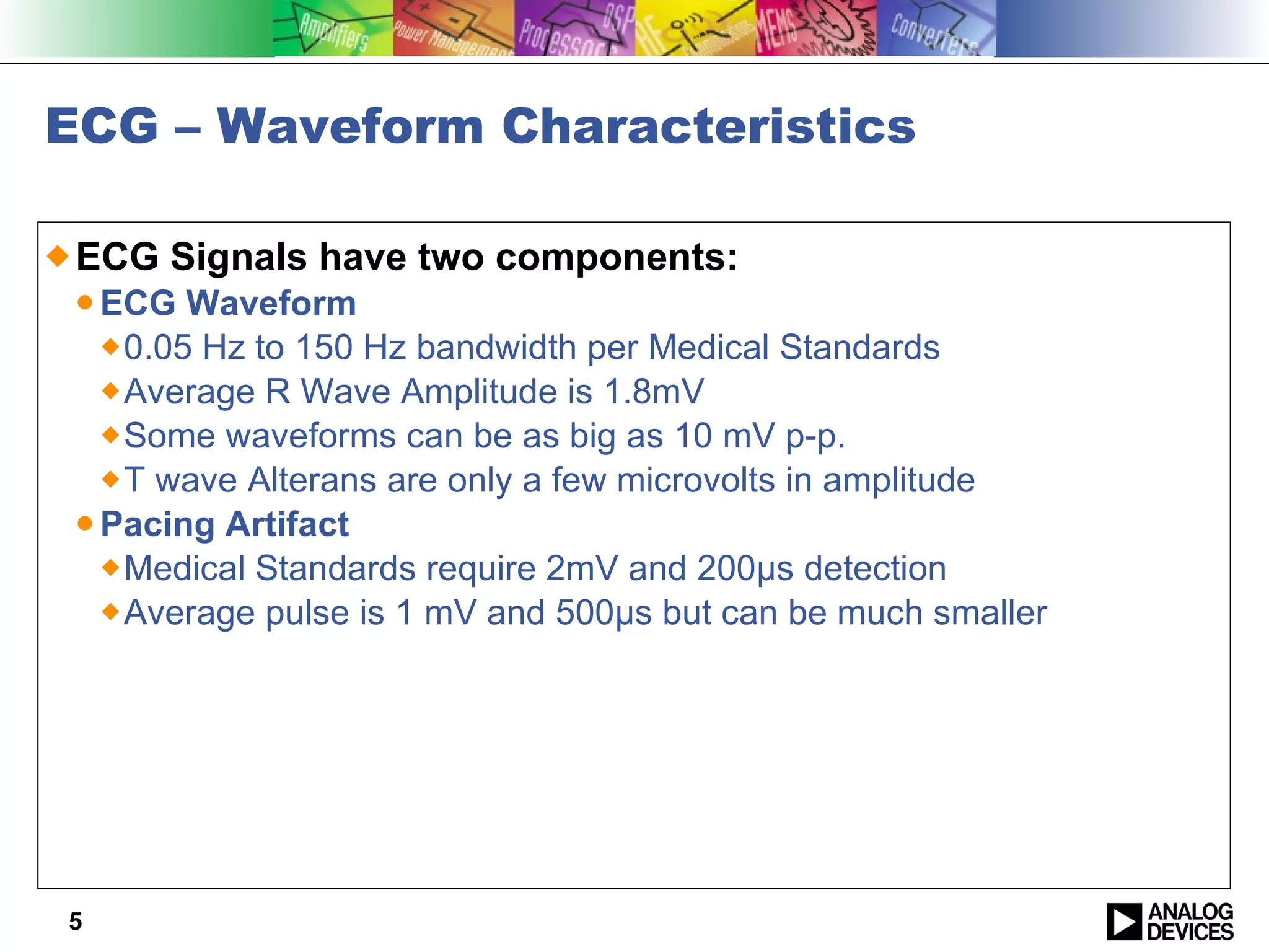 Medical applications-ecg | PPT