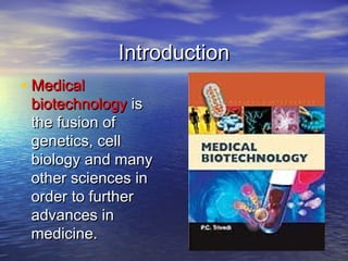 Medical applications of biotech | PPT