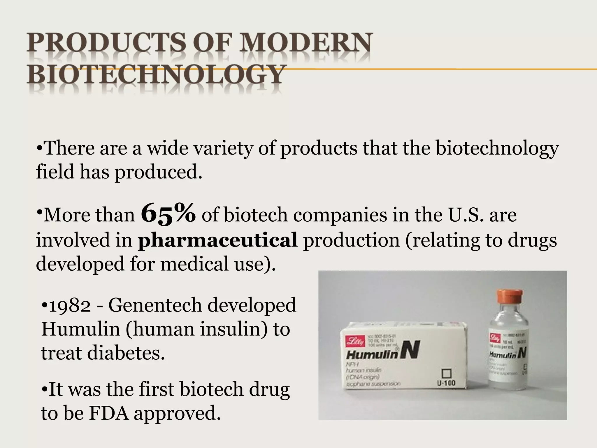 Medical Applications of Biotech | PPT