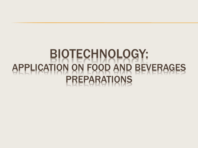 Medical Applications of Biotech | PPT