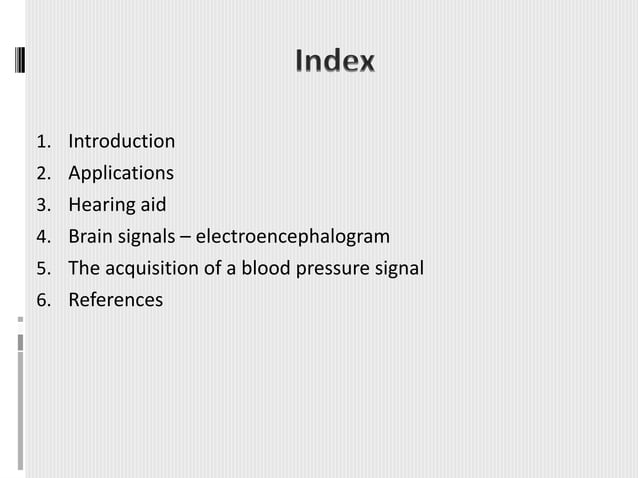 Medical applications of dsp | PPTX | Digital Audio | Computer Software and Applications