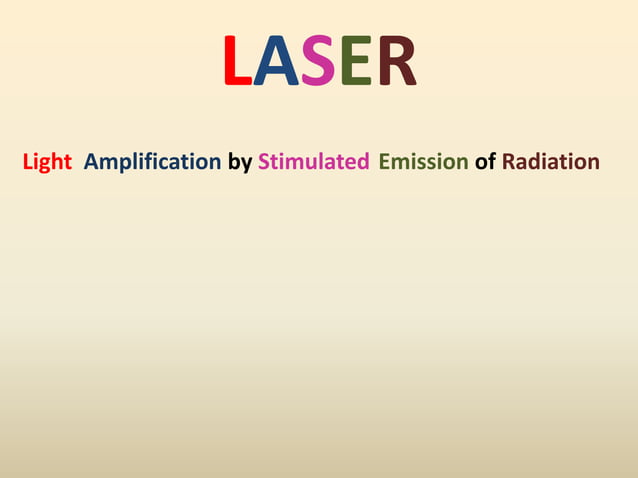 Medical applications of laser | PPSX | Eye and Vision Conditions ...
