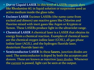 Medical applications of laser 1 | PPTX