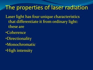 Medical applications of laser 1 | PPTX