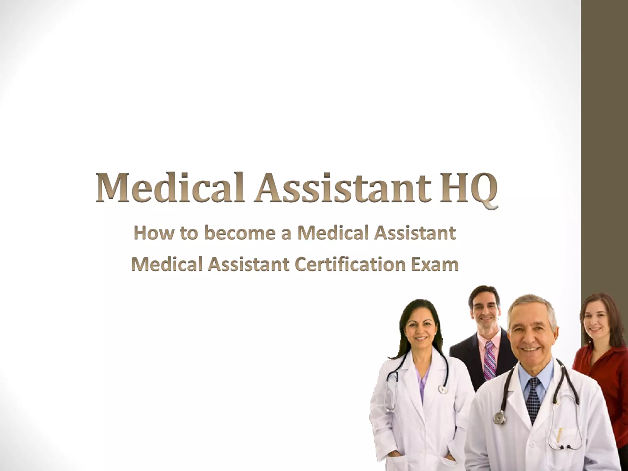 Medical Assistant Certification Exam | PPT