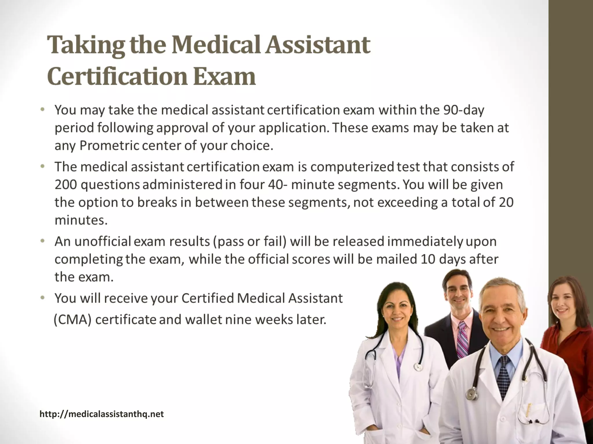 Medical Assistant Certification Exam | PPT