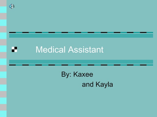 Medical Assistant Powerpoint | PPT | Medical Health