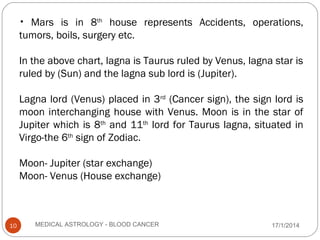 Medical astrology-Blood Cancer | PPT