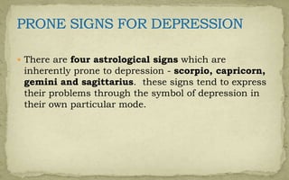 Medical astrology depression | PPT
