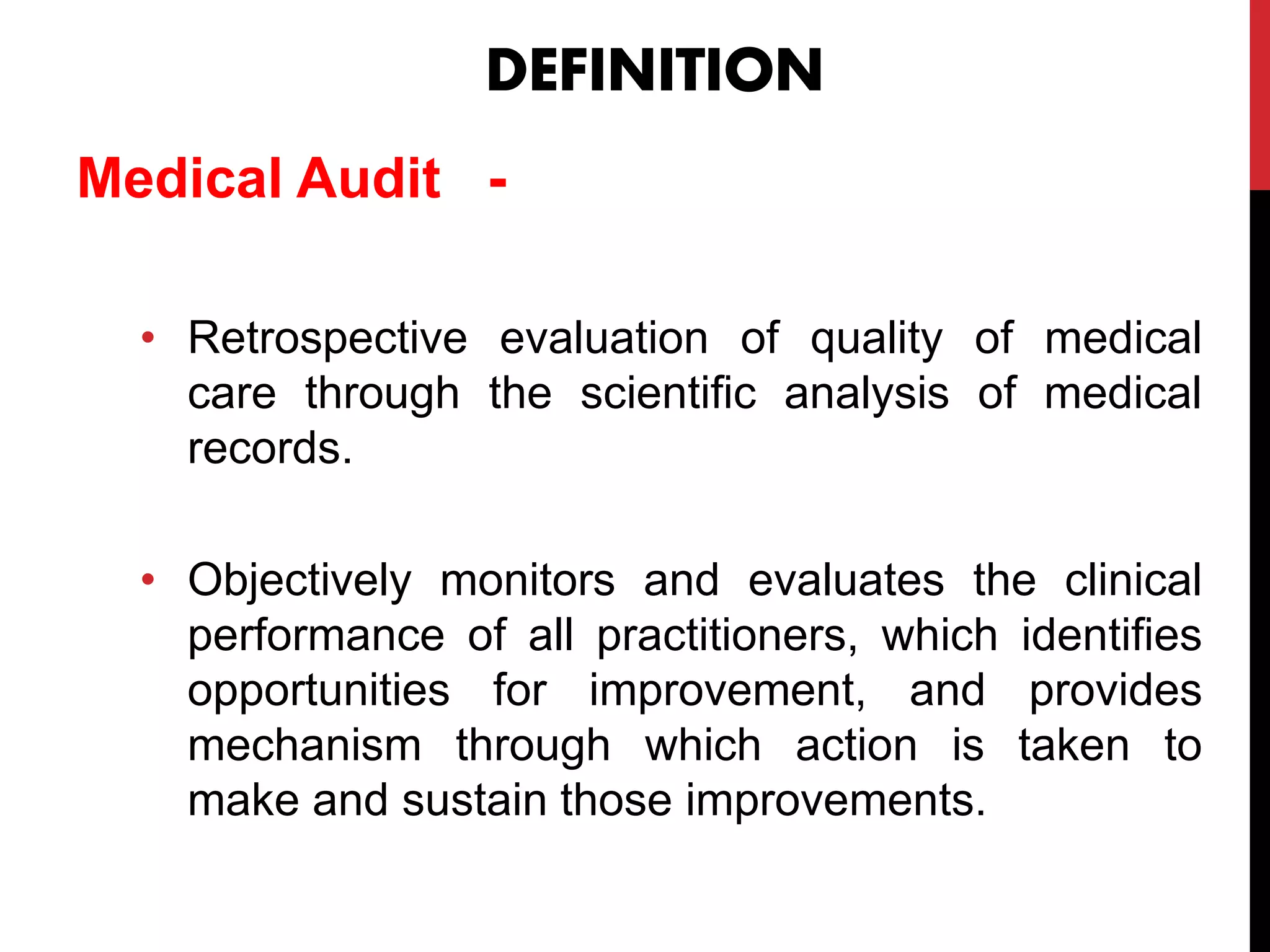 Medical audit | PPTX