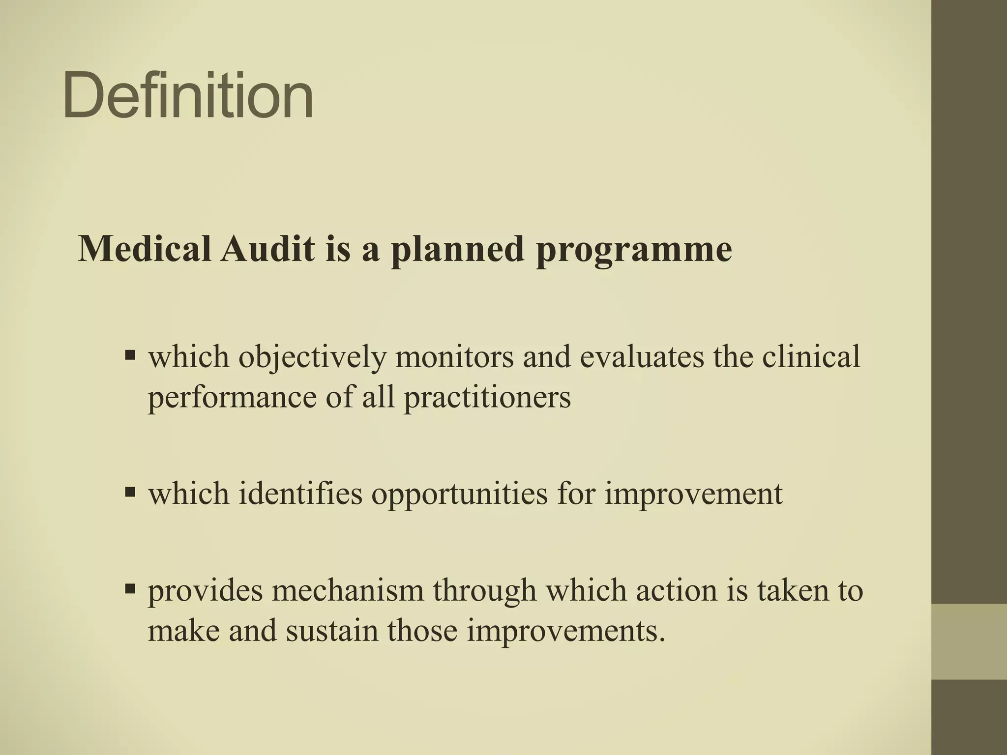Medical audit | PPTX