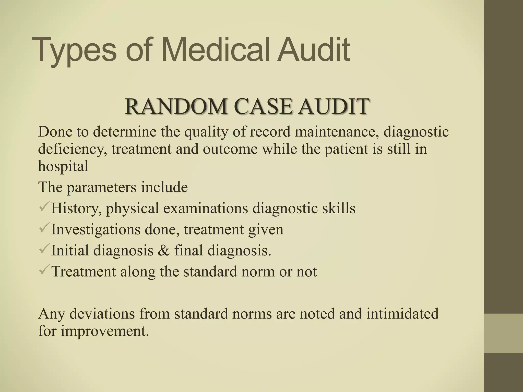 Medical audit | PPTX