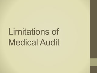 Medical audit | PPTX