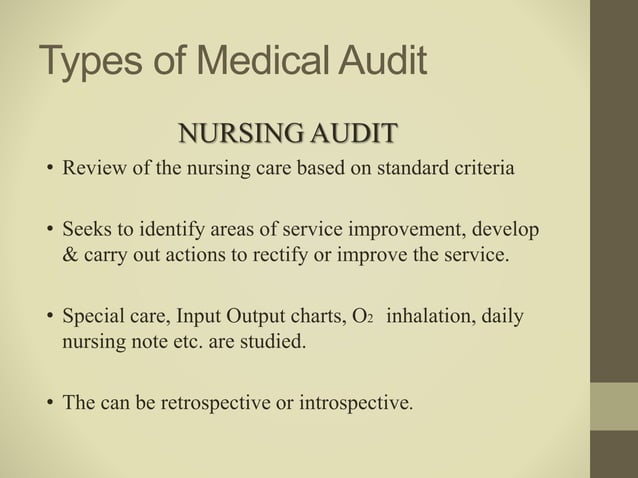 Medical audit | PPT