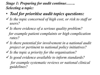 Medical audit process | PPT