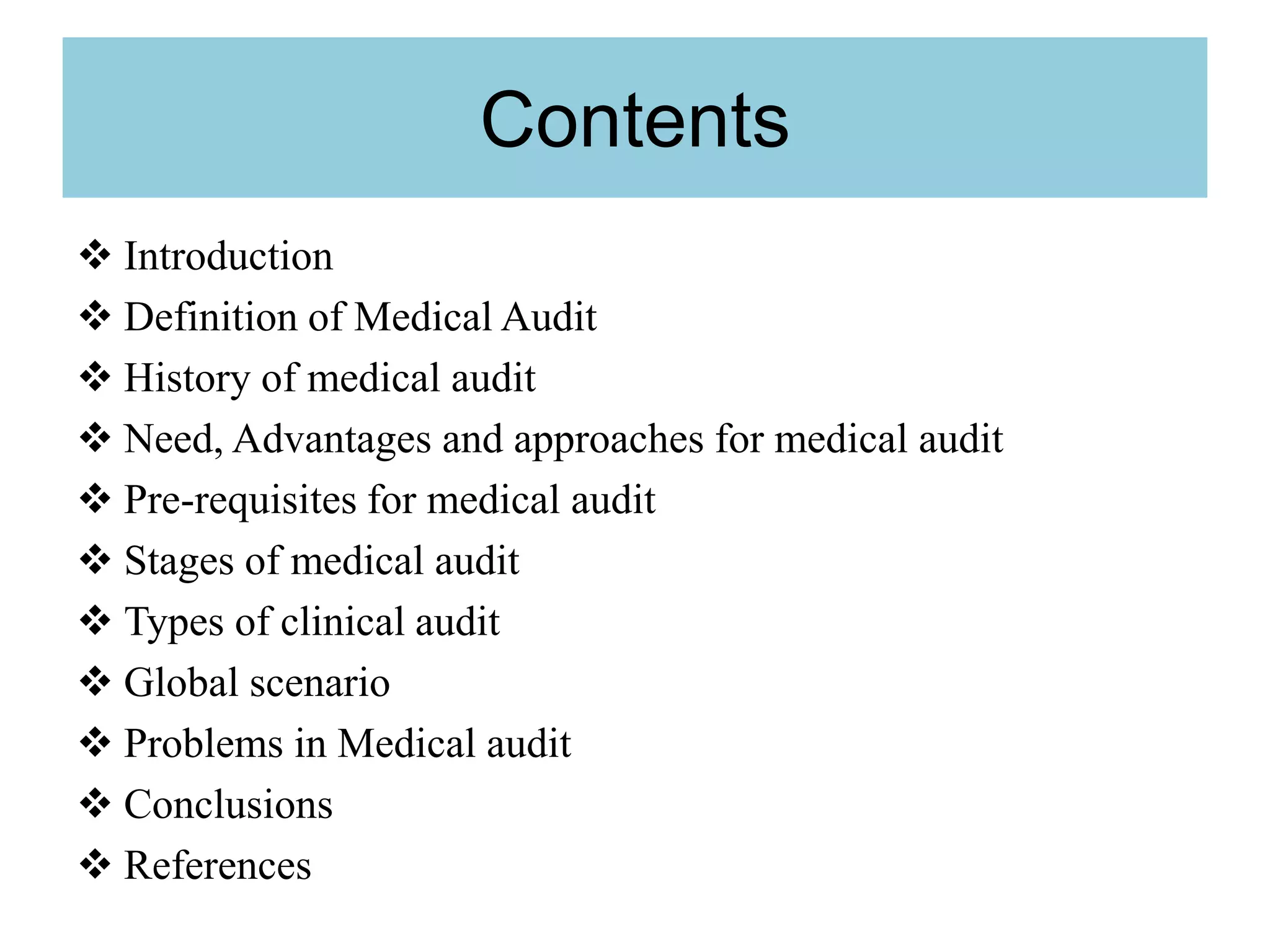 Medical audit | PDF