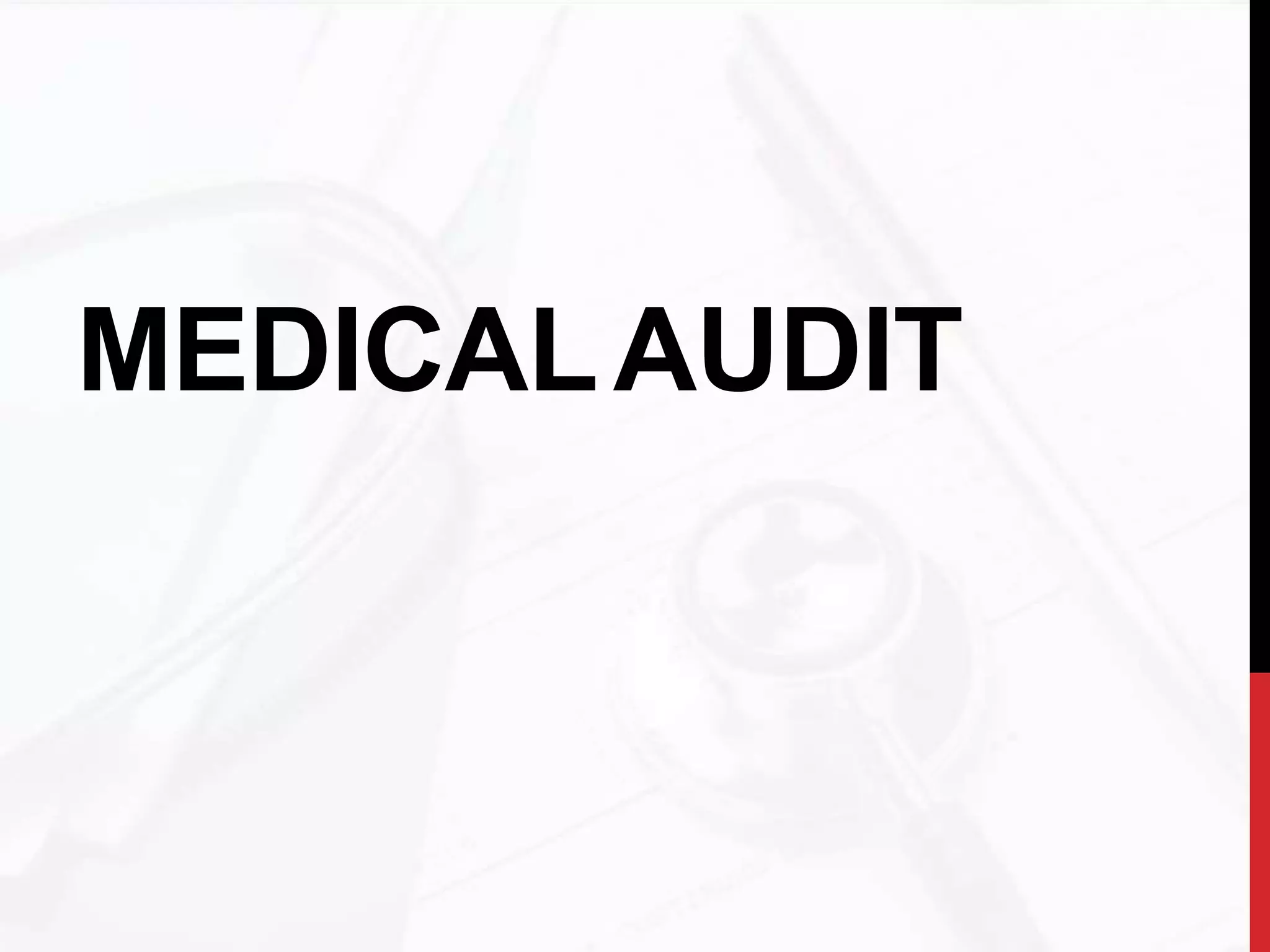Medical audit | PPTX