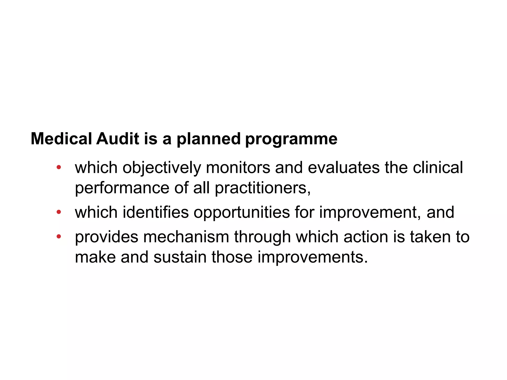 Medical audit | PPTX