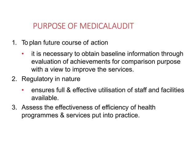 Medical audit | PPT