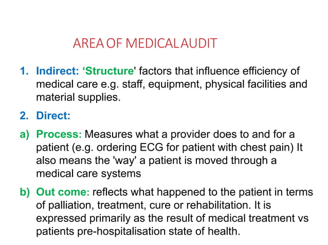 Medical audit | PPTX