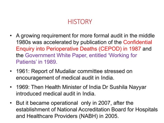 Medical audit | PPT