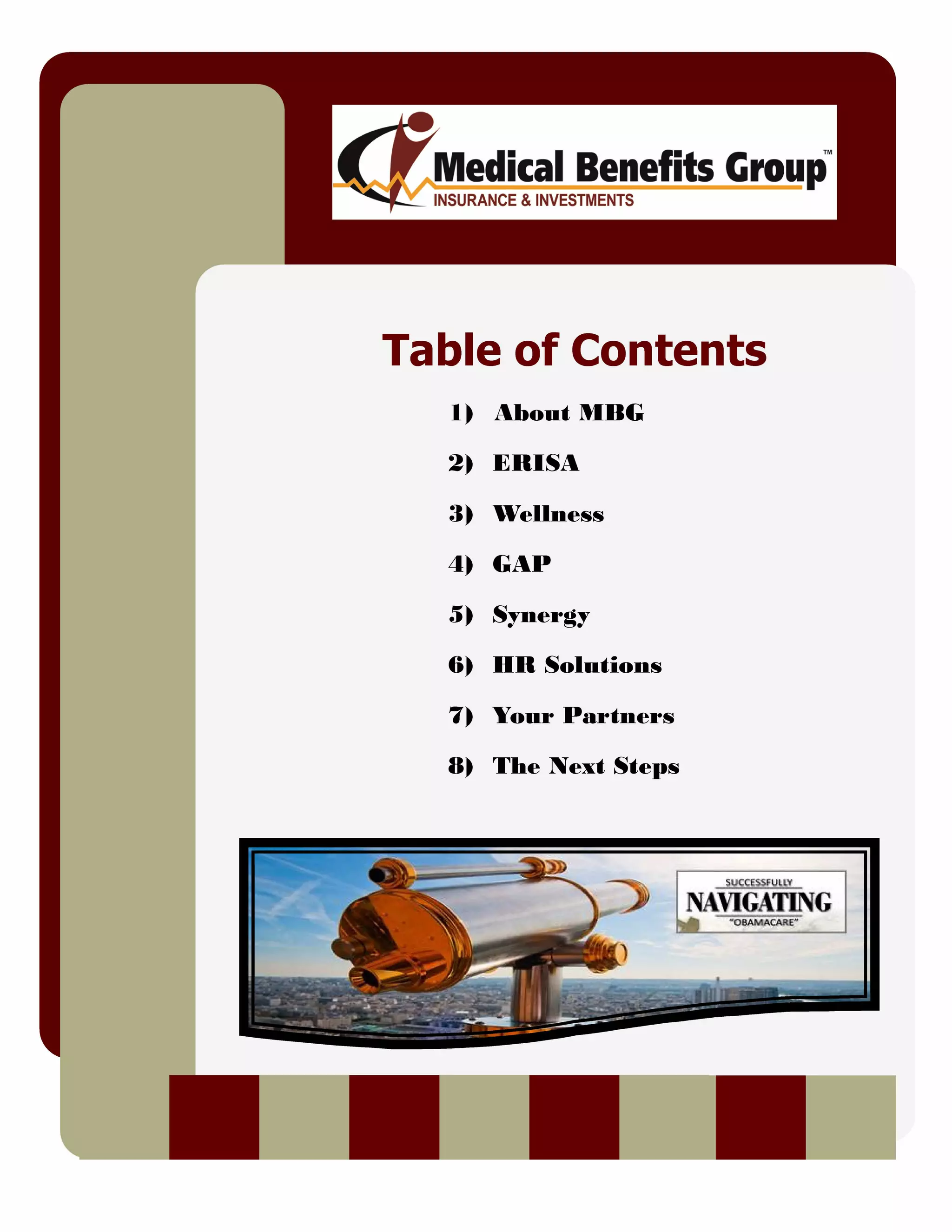 Medical Benefits Group's Employee Benefit Platform | PDF