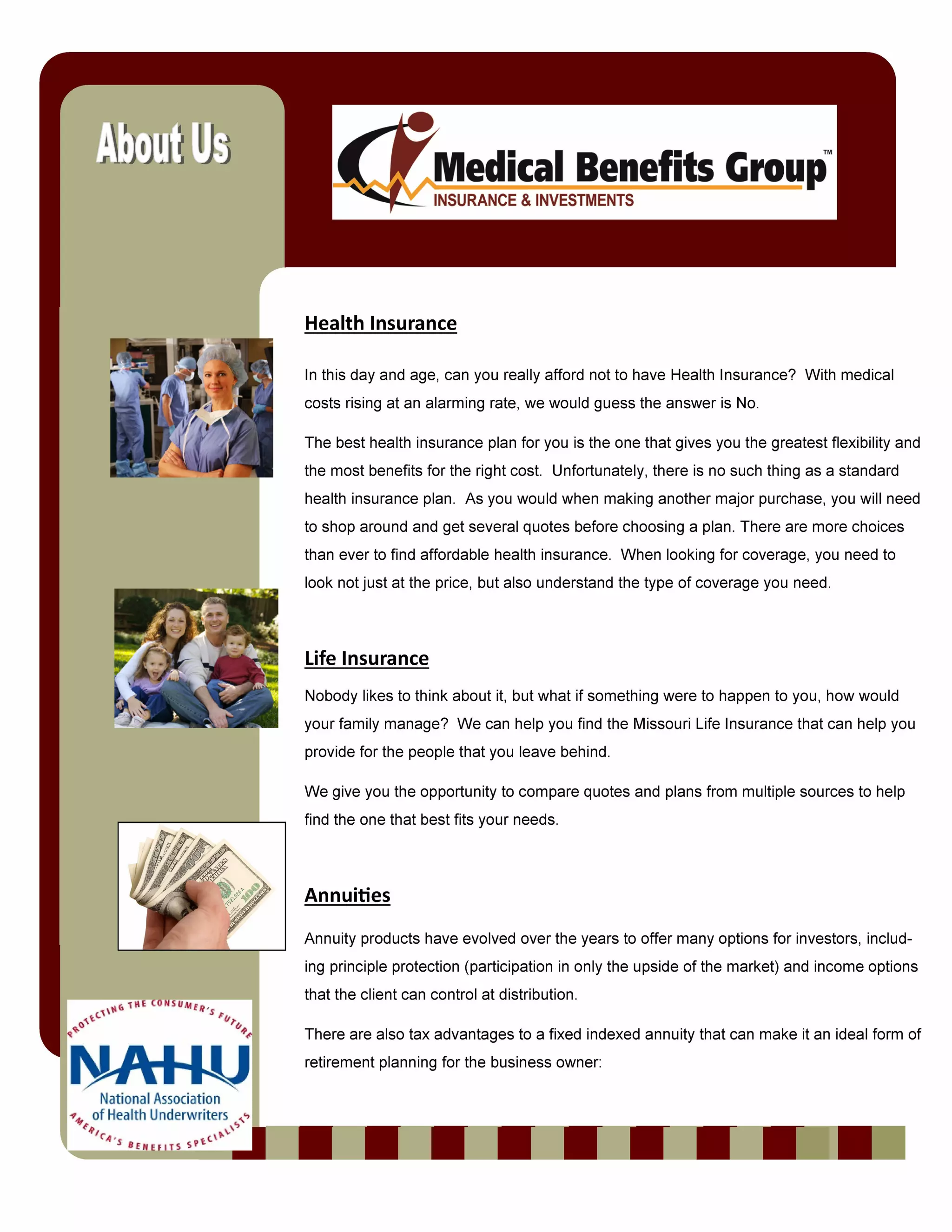 Medical Benefits Group's Employee Benefit Platform | PDF