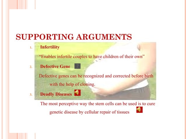 Medical Benefits Of Cloning | PPT | Infertility | Reproductive Health