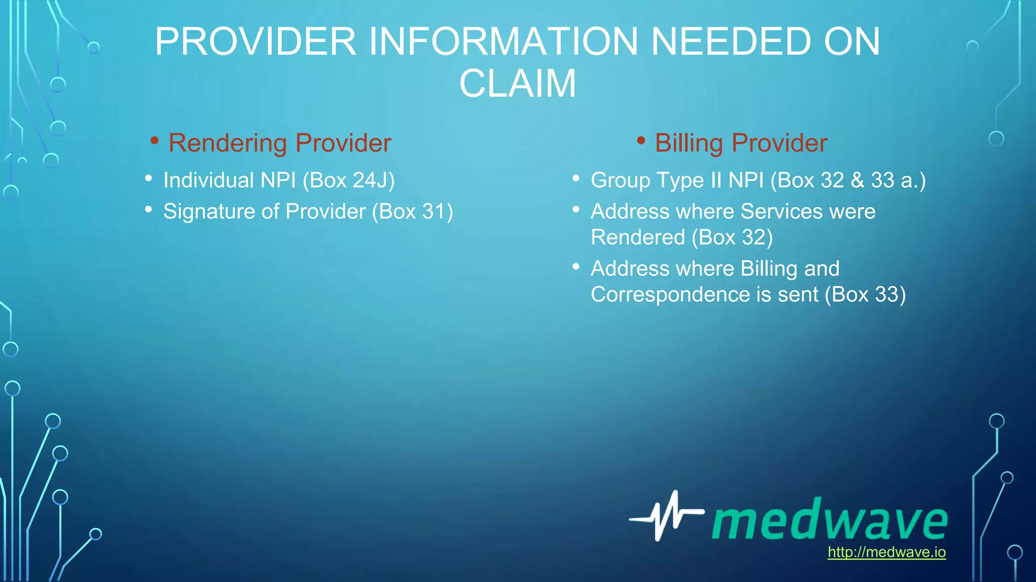 Medical Billing 101 | PPTX